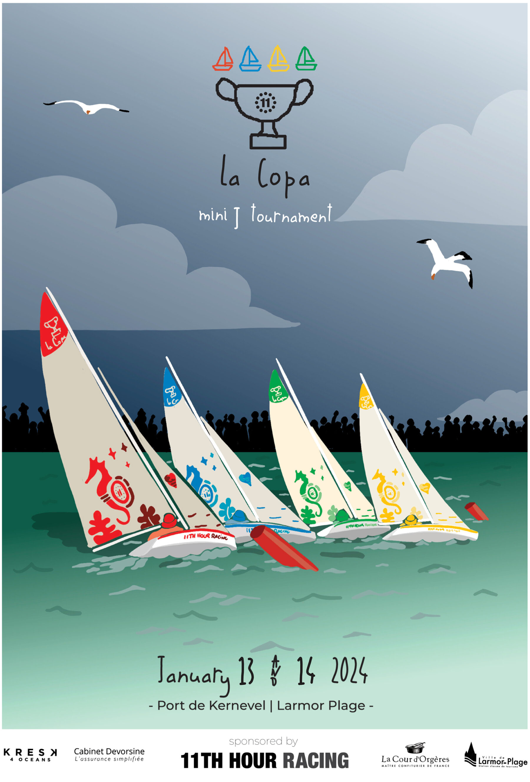 La Copa set to unfurl its sails in Larmor Plage, France, in January ...